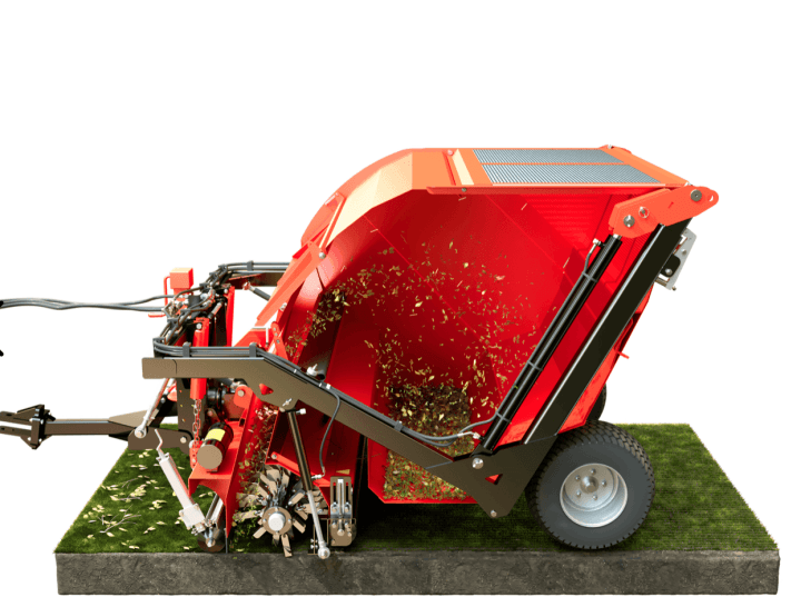 Jak funguje Turf-Tidy jako sekačka se sběrem